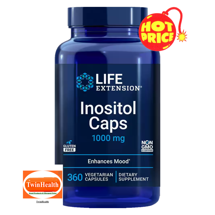 Life Extension Inositol Caps 1000 mg / 360 Vegetarian Capsules | Lazada ...