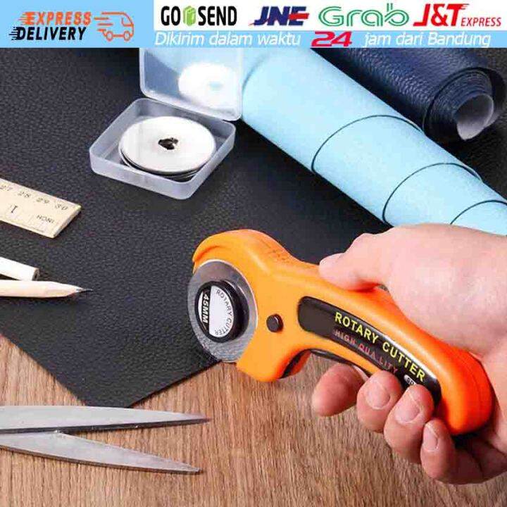Rotary Cutter Cuter Putar CUR-507 Pemotong Kertas Kain 45Mm | Lazada ...