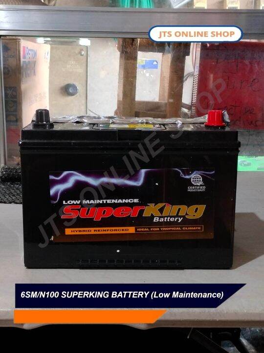 6SM/N100 SUPERKING BATTERY (Low Maintenance) | Lazada PH