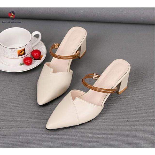 KFL Korean Fashion Aesthetic Trending Heels Sandals B-36 | Lazada PH