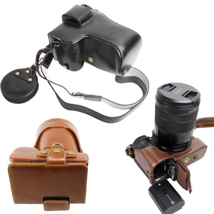 PU leather Camera Case Bag Cover For Sony A9 a9 A7III A7M3 A7RIII A7RM3 ...