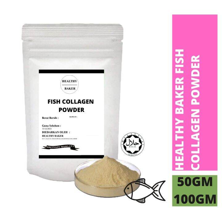 Fish Collagen Powder 20gm / Ready Stock / Halal | Lazada