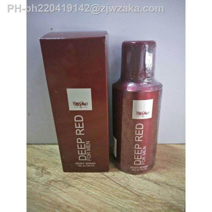 perfume Authentic Mossimo Men Body Spray (Deep red) | Lazada PH