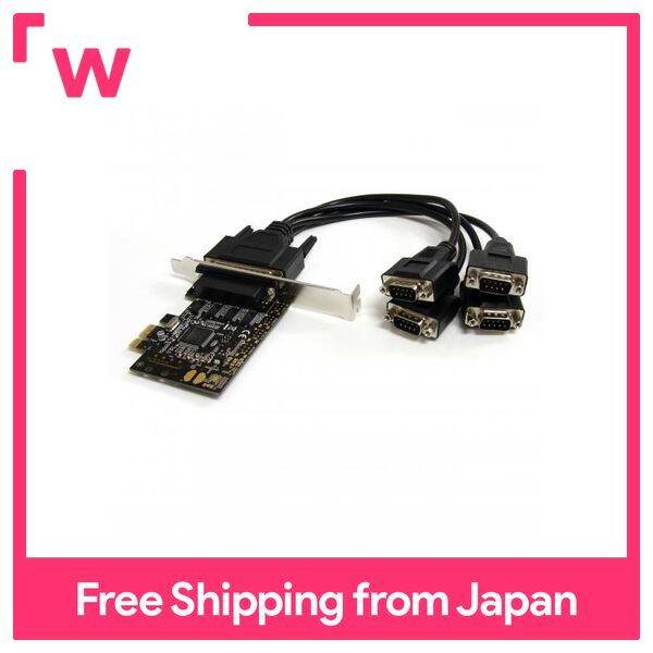 StarTech.com Serial 4-port expansion PCIe card with breakout cable PCIe ...