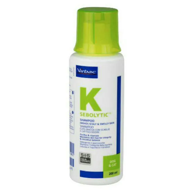 Virbac Sebolytic Medicated Shampoo for Dogs & Cats 200ml | Lazada PH