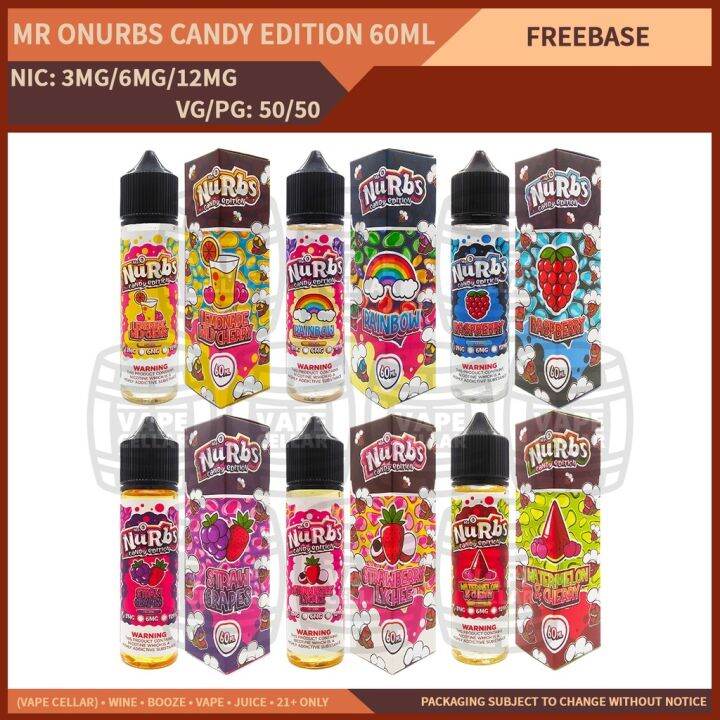 Hot sale Mr Onurbs Candy Edition 60ML (3MG 6MG 12MG) [ 002] [qqteEkkQ] | Lazada PH