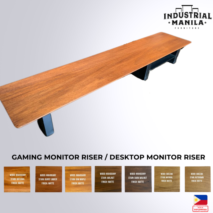 Industrial Manila Gaming Monitor Riser / Desktop Monitor Riser ...