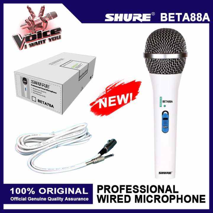 Shure BETA88A Professional Vocal Dynamic Wired Microphone | Lazada PH