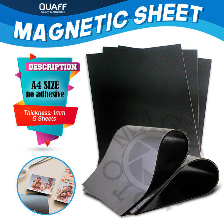 Magic photo00 (5 sheets) Magnetic Sheets | Cuttable Ref Magnet Plain A4 ...