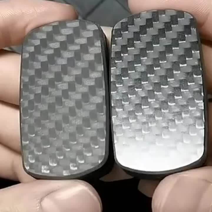 คาร์บอนไฟเบอร์ Fidget Slider Push EDC Fidget ของเล่น Anti Stress ของ ...