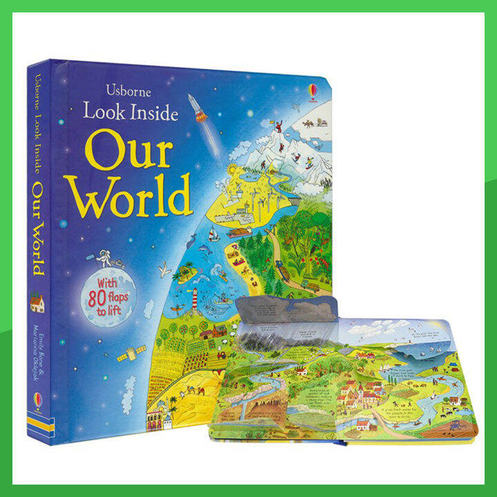 Usborne Look Inside Our World Educational 3D Picture Cardboard Books ...