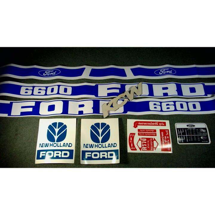 ชุดสติ๊กเกอร์ Sticker รถไถ Ford 6600 | Lazada.co.th