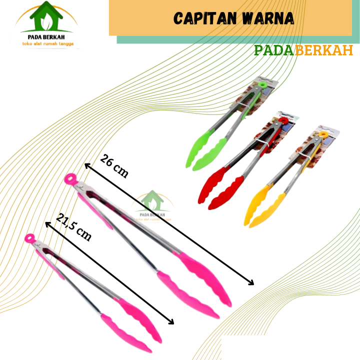 Pencapit Makanan Plastik Warna Penjepit Jepitan Capitan Gorengan ...