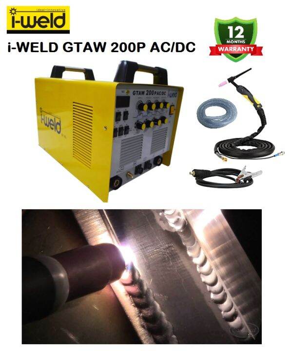 i-Weld GTAW 200P AC/DC Inverter TIG Pulse Welding Machine | Lazada