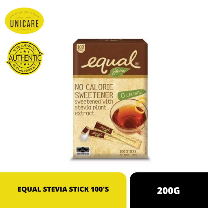 EQUAL STEVIA STICK 100'S | Lazada