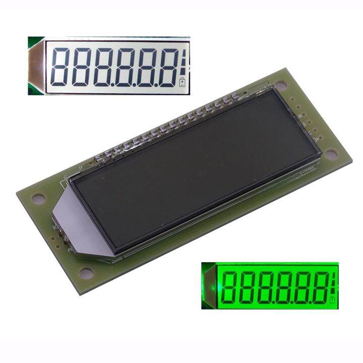 Lcd Module 2.4 Inch 6-digit 7 Segment Lcd Display Module Ht1621 Lcd ...