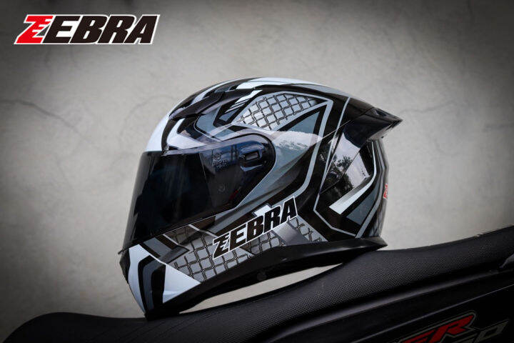 ZEBRA 763pro motorcycle full face helmet original dual visor helmet ...