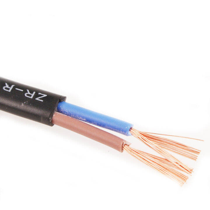 Soft Electric Wire Power Cord Monitoring RVVB 2X0.3mm Square 2core Flat Sheathed Cable PVC ...