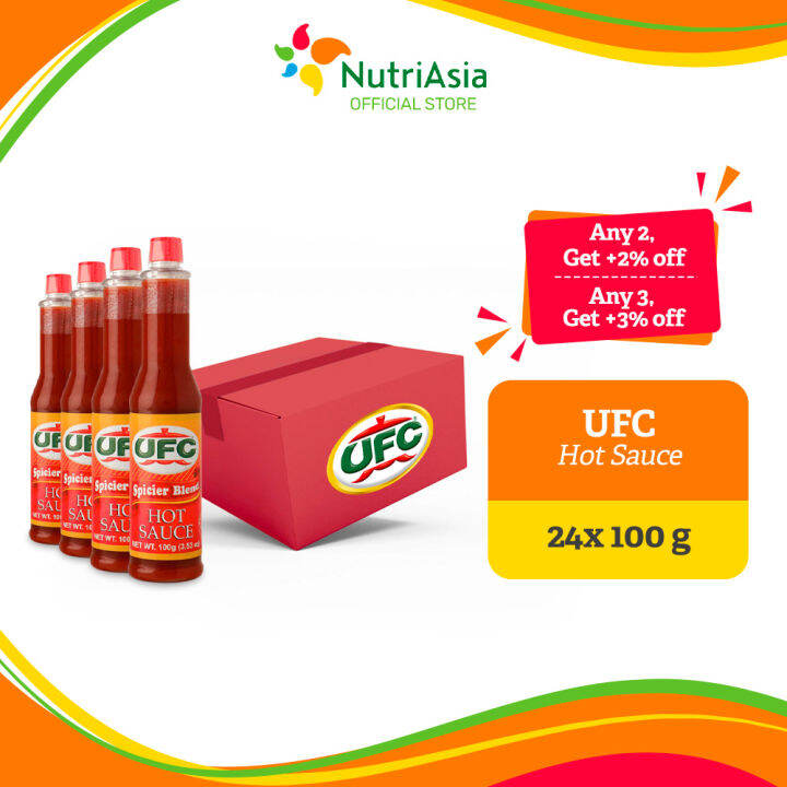 UFC Hot Sauce 100 g Bundle of 24 | Lazada PH
