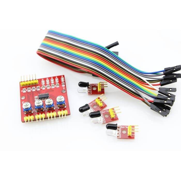 LINE FOLLOWER SENSOR 4 CHANNEL | Lazada Indonesia