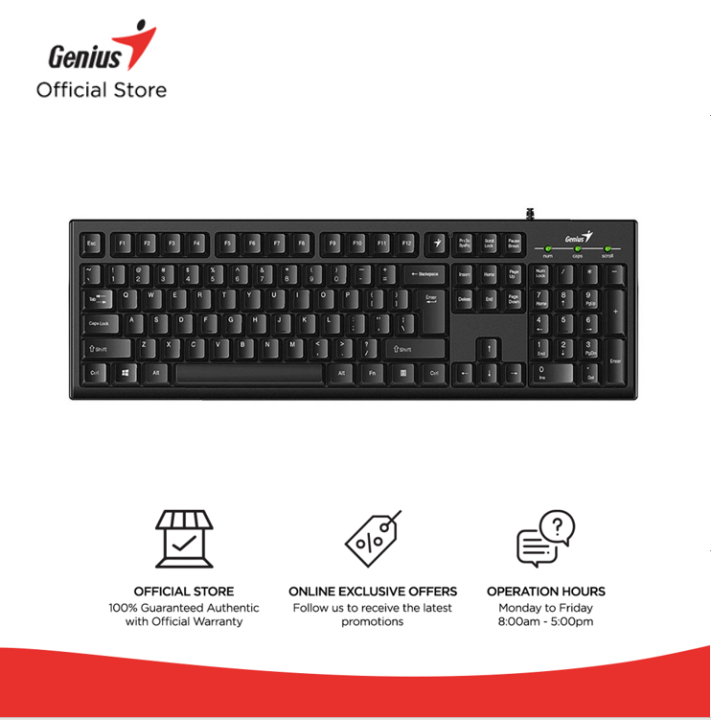 Genius Smart Keyboard KB-100 USB (Classic) | Lazada PH