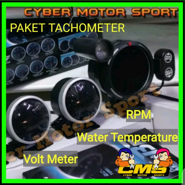 Tachometer Defi BF RPM Gauge. Tacho meter Defi 15 warna lampu led ...