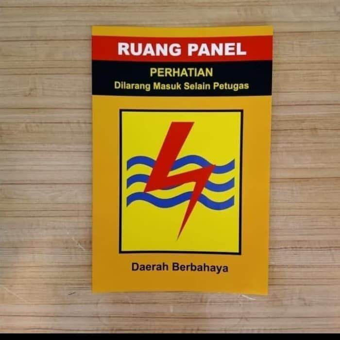 SIGN STICKER TEGANGAN TINGGI RUANG PANEL UKURAN 20X30CM | Lazada Indonesia
