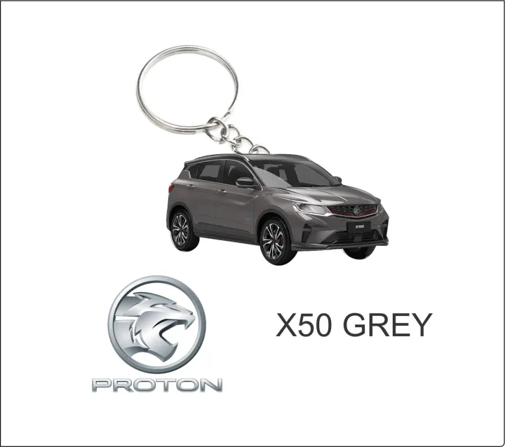 proton x50 grey keychain 2d | Lazada