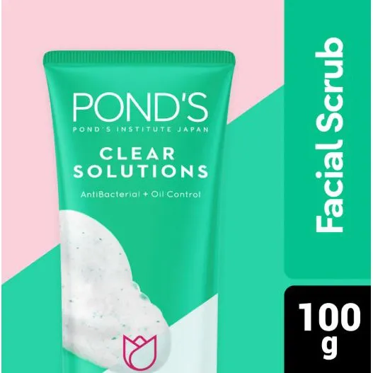 Ponds Clear Solutions Facial Wash Anti-Bacterial Plus Oil Control 100g | Lazada PH