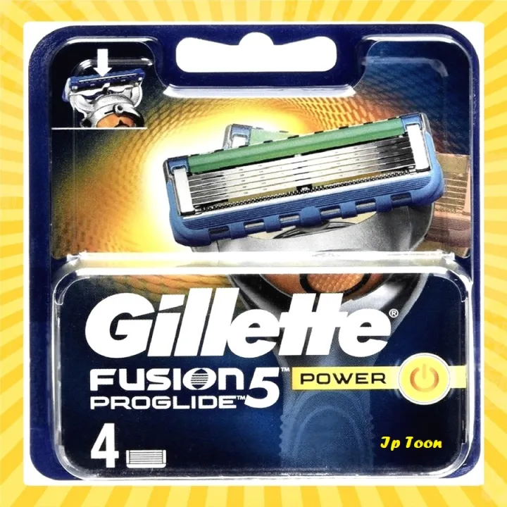 Gillette FUSION5 PROGLIDE Blades Pack 4 /Power. | Lazada.co.th