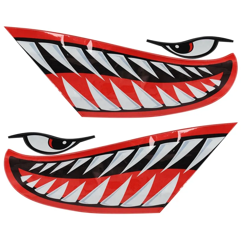 Shark Mouth Decal For Boat