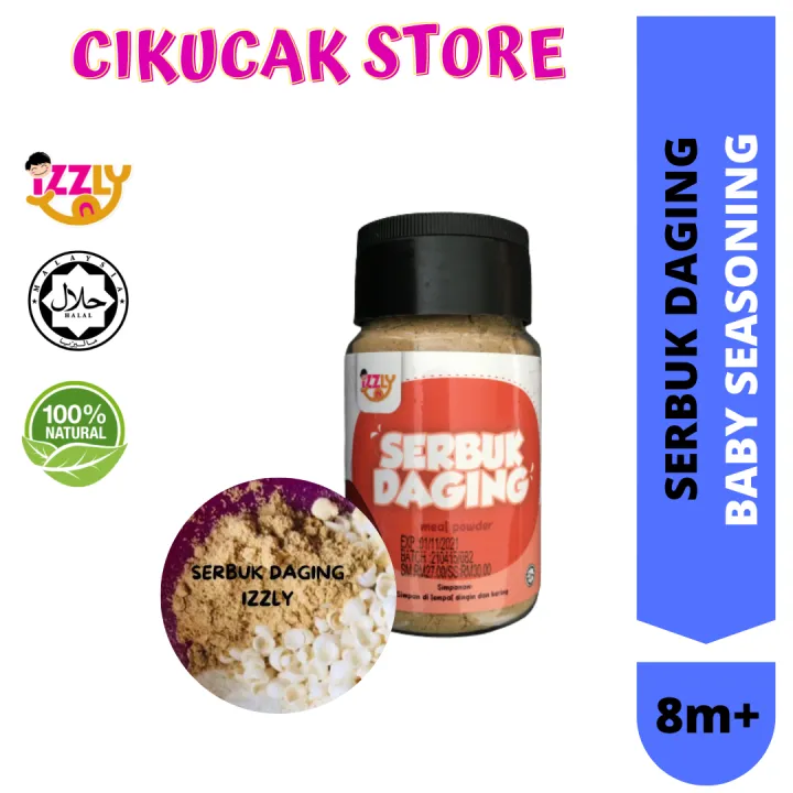 SERBUK DAGING, IZZLY, BABYFOOD, MAKANAN BAYI, BABY SEASONING, TANPA ...