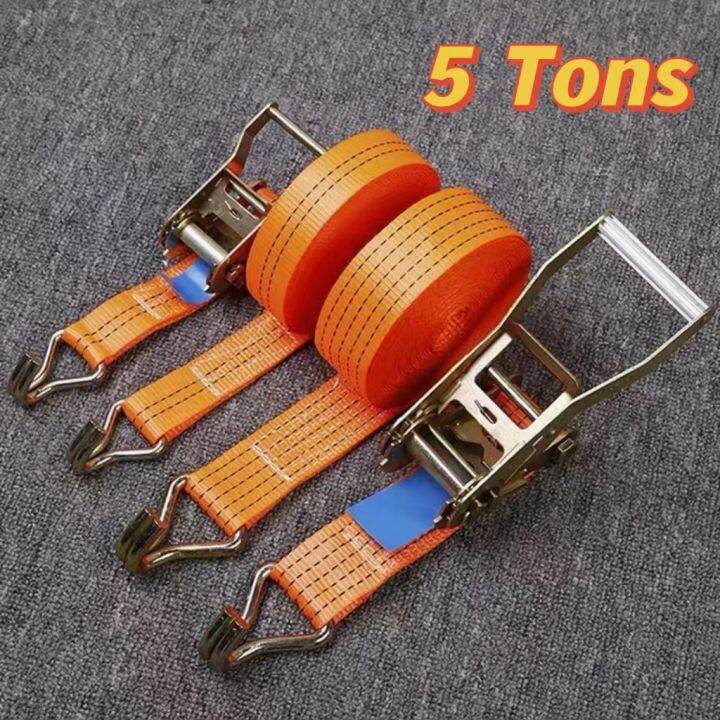 6M 10M 15M Adjustable Ratchet Tie Down Cargo Lashing Strap Rope Ratchet ...
