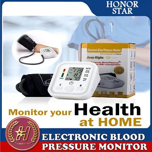 'v-HONOR STAR Electronic USB Or Battery Operated Blood Pressure Monitor ...