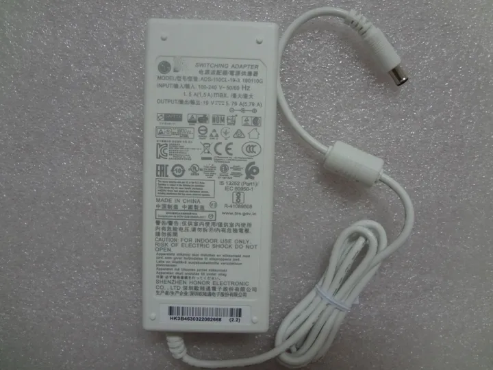 ∋ 2022.new.. NEW OEM 19V 5.79A 110W ADS 110CL 19 3 190110G for LG 34UC88 B 34 quot; Monitor ...