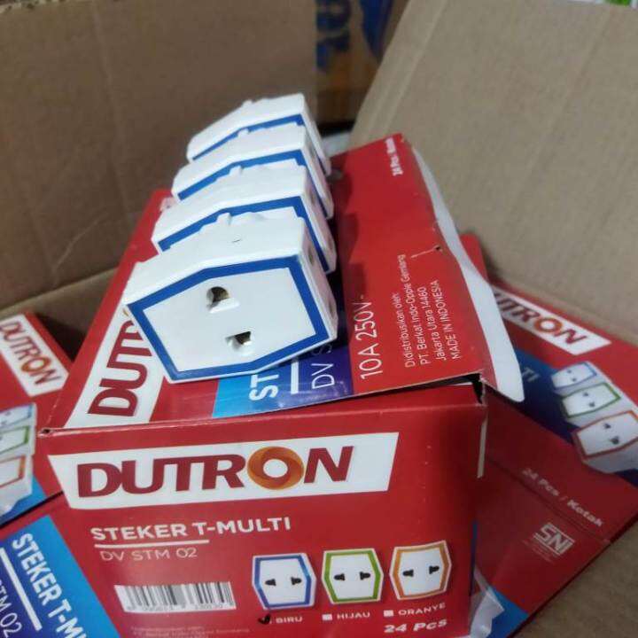 Steker Arde T Multi Warna Colokan Cabang 3 Dutron Stop Kontak | Lazada ...