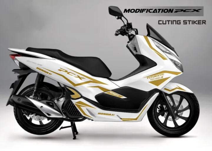 striping cutting pcx 150 / decal cutting pcx 150 / variasi cutting pcx ...