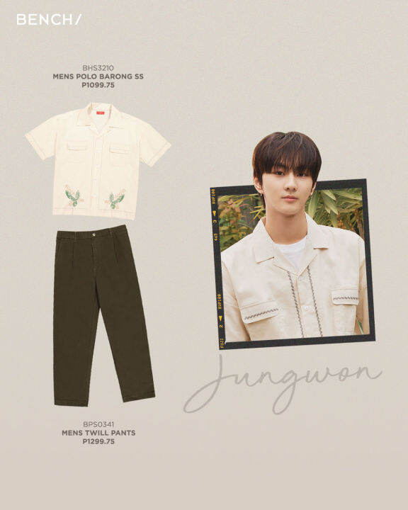 BENCH- BPS0341 #BENCH and ENHYPEN Men's Twill Pants | Lazada PH