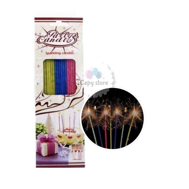 Lilin Ulang Tahun Sparkling / Lilin Sparkling Kembang Api Panjang ...