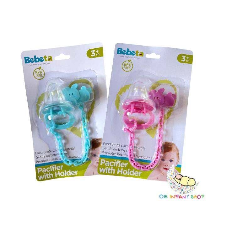 Bebeta Pacifier With Chain Holder for Baby | Lazada PH