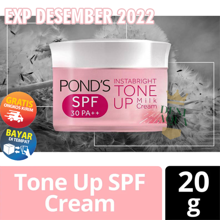 Ponds tone up milk cream 20g instabright spf 30PA++ | Lazada Indonesia