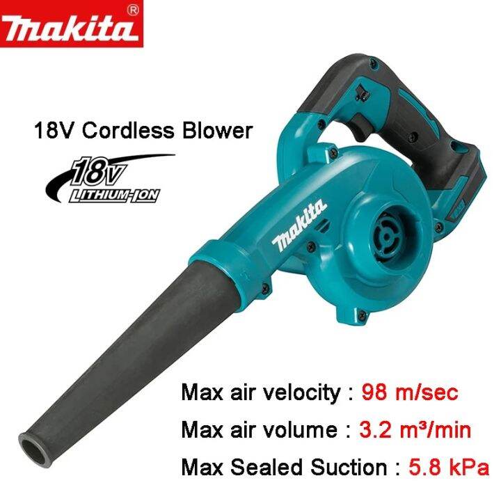 Makita DUB185Z Cordless Air Blower Handheld Leaf Blower 18V Rechargeable Blowing Dust Computer ...
