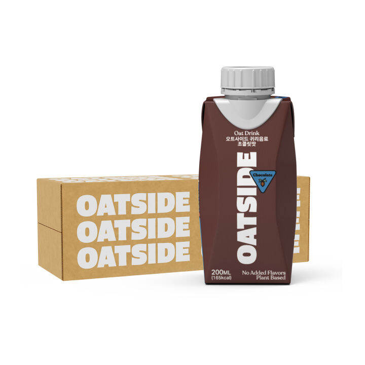 Oatside Chocolate Oat Milk 24x200ML | Lazada Singapore