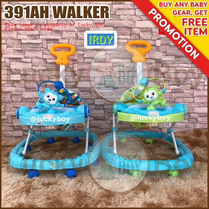 IRDY 391AH with Push Bar Handle Walker for baby | Lazada PH