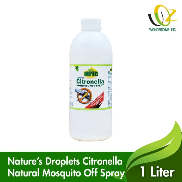 Nature’s Droplets Citronella Natural Mosquito Repellant Off Spray (1 ...