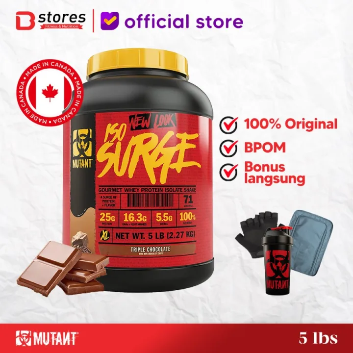 Mutant Iso Surge 5lb Whey Protein Isolate Bstores | Lazada Indonesia