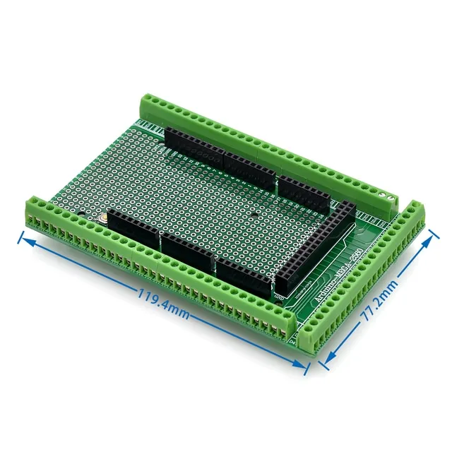 Compatible With MEGA2560 Double-side PCB Prototype Screw Terminal Block ...