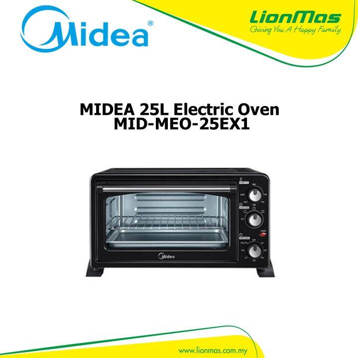 MIDEA 25L Electric Oven Grill Toaster MEO-25EX1 | Lazada MIDEA 25L Electric Oven Grill Toaster MEO-25EX1 | Lazada