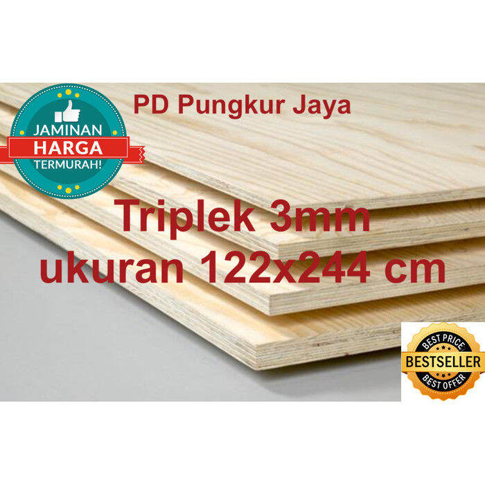 Triplek / Multiplek 3mm (Albasia) | Lazada Indonesia