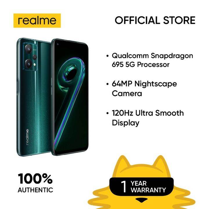 realme 9 Pro 6GB 128GB Qualcomm Snapdragon 695 5G Processor 120Hz Ultra ...